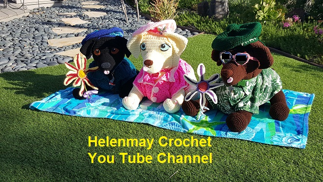 Paid Crochet Written Patterns – Helenmay Crochet You Tube Channel