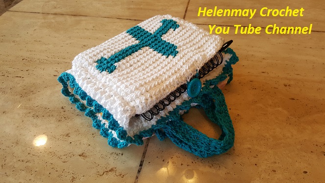 Crochet Book Cover and Carrier with or without cross. – Helenmay ...